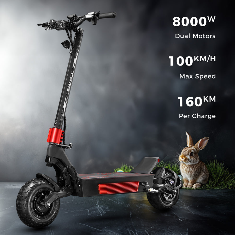 Scooter eléctrico YUME, motor potente y de alta velocidad, conducción ...