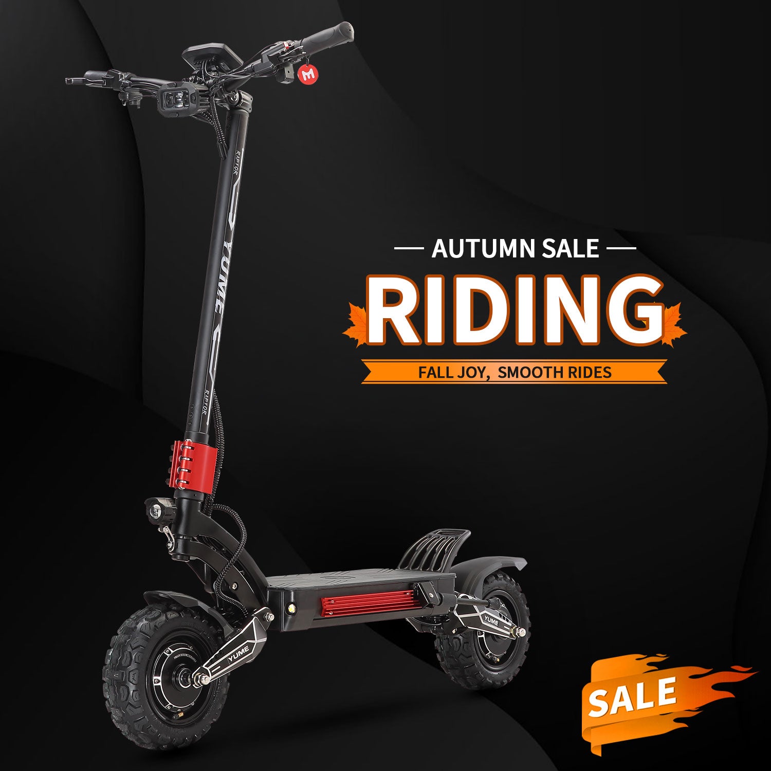 YUME Raptor Electric Scooter,80KM/H 96KM,60V30AH,performance,Comfort – YUME Scooters