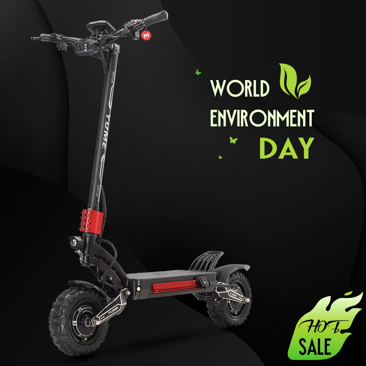YUME Raptor Electric Scooter,80KM/H 96KM,60V30AH,performance,Comfort ...